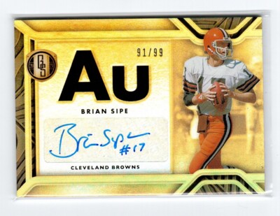 Brian Sipe 2021 Gold Standard Autograph 91/99 Cleveland Browns | eBay