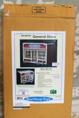 Vintage Real Good Toys General Store KIT NOS I Opened Made in Vermont ...