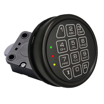 Gun Safe Lock Replacement Black Keypad Electronic Swing Bolt Lock ...