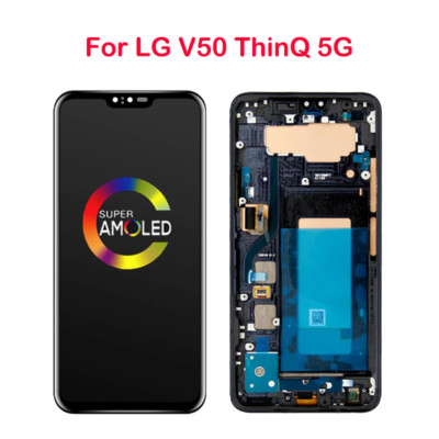 For LG V50 ThinQ LM-V500 LM-V500N OLED Display Touch Screen Digitizer ...