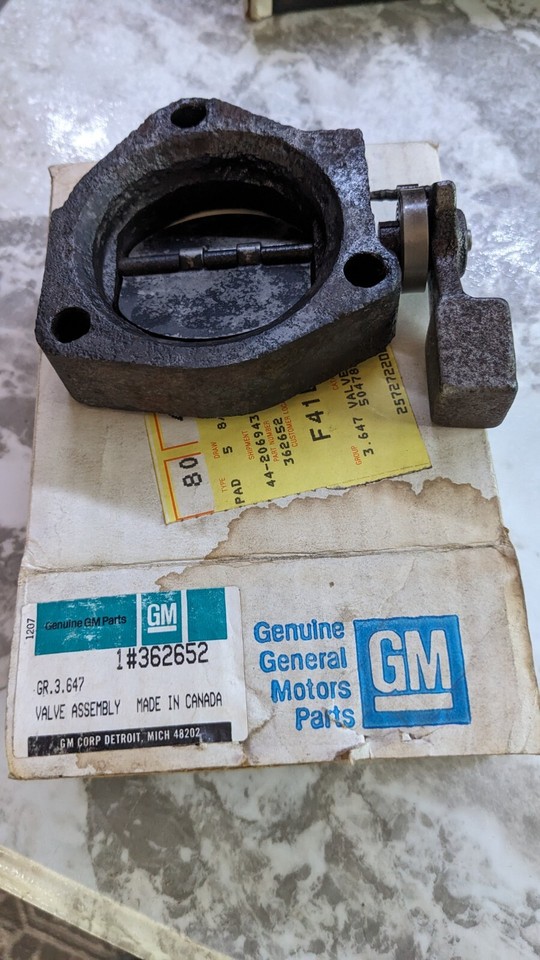 Used Original 1957-74 Chevy Corvette Chevelle Nova Exhaust Heat Riser ...