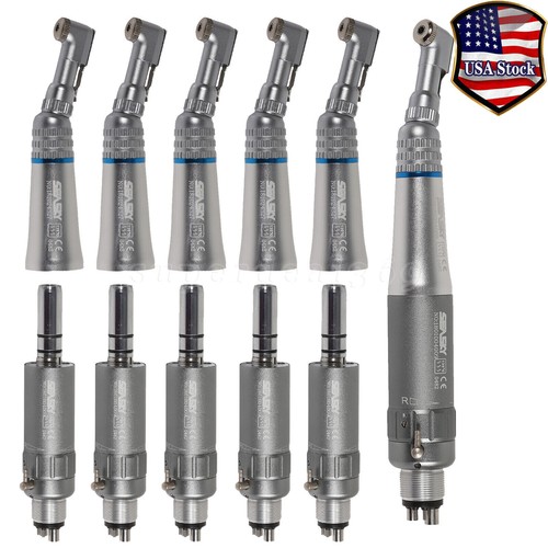 1-10pcs NSK Style Dental Low Slow Speed Handpiece Contra Angle / Air ...