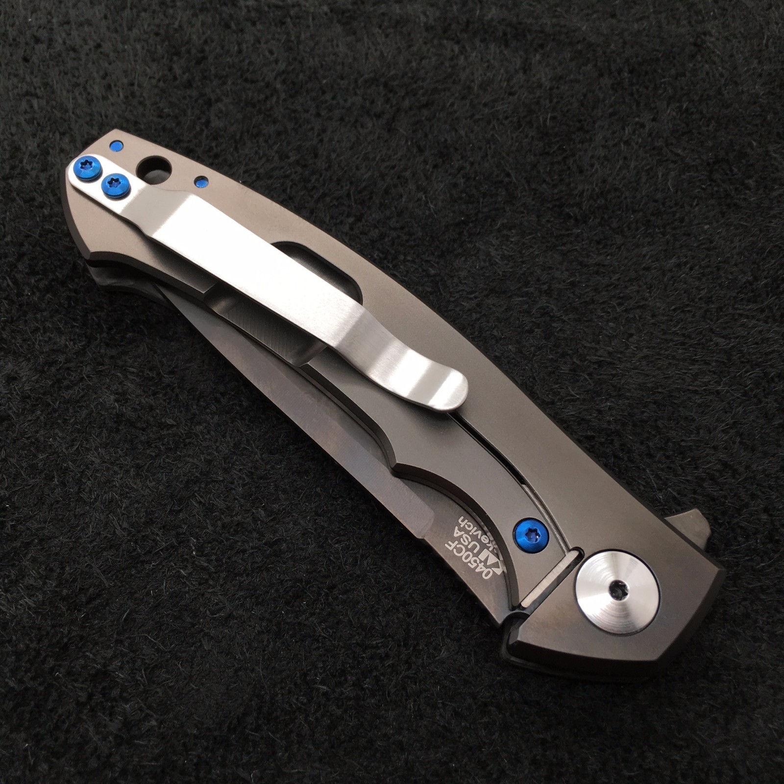 Zero Tolerance ZT 0450CF Plain Edge Folder ZT450CF S35VN Steel ~ BWL ...