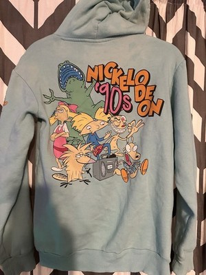 Nickelodeon ‘90s Hey Arnold Graphic Cartoon Pullover Hoodie Womans ...