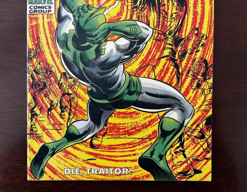 Captain Marvel #10 - Marvel Comics 1969 - "Die Traitor" *High Grade Raw ...