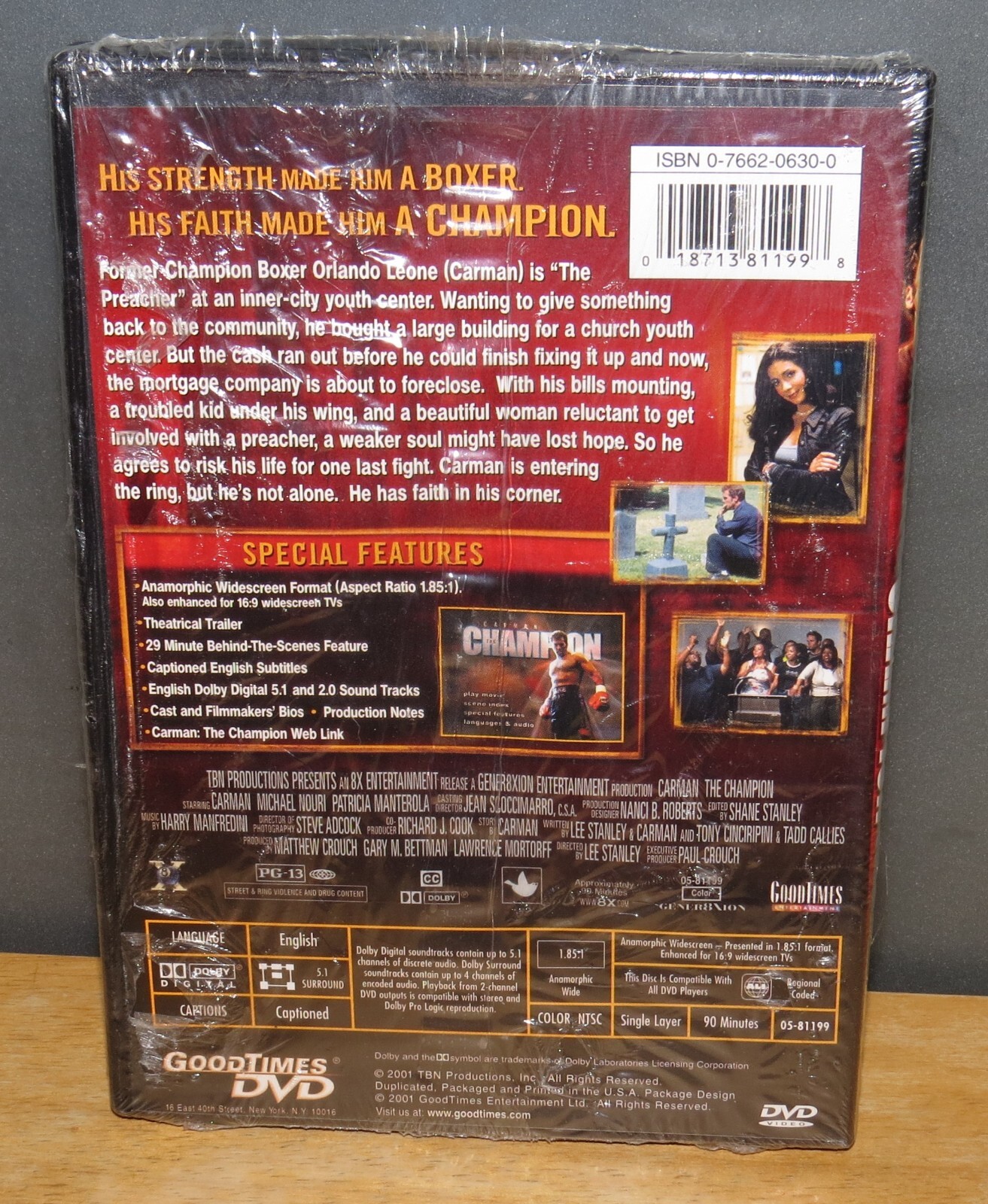 Carman: The Champion (DVD, 2001) for sale online | eBay