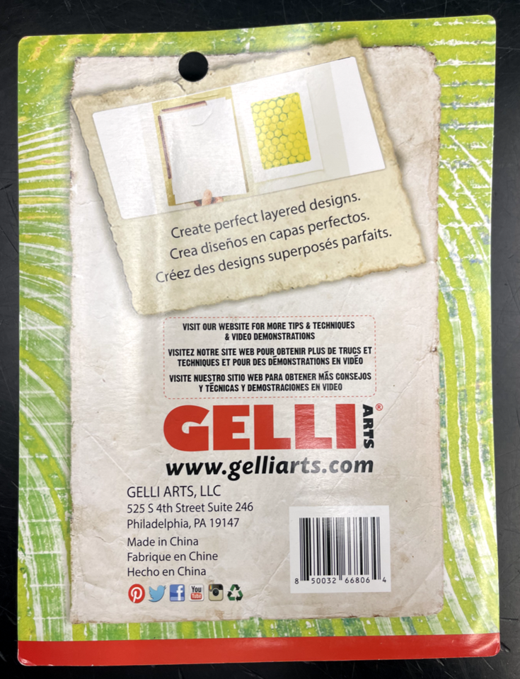 Gelli Arts 5" x 7" Mini Placement Tool | eBay