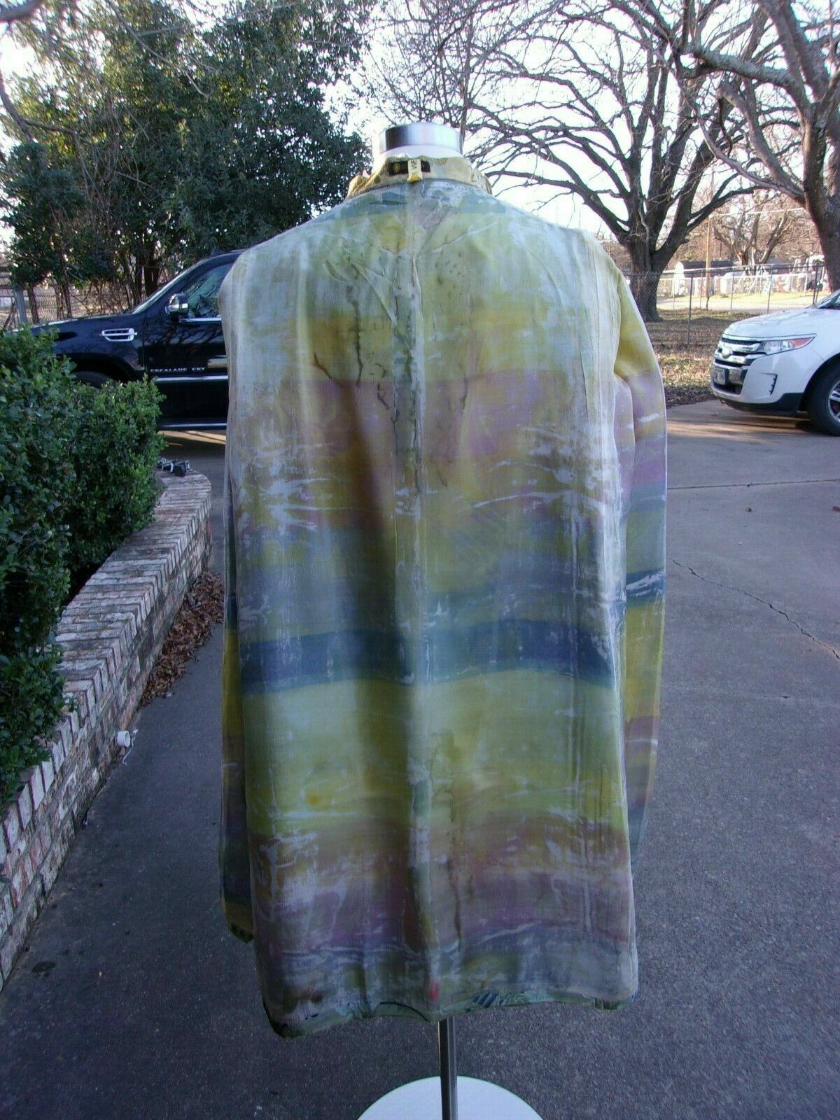 Antique Japanese SILK CAPE COAT 1940 SIZE SMALL - Gem