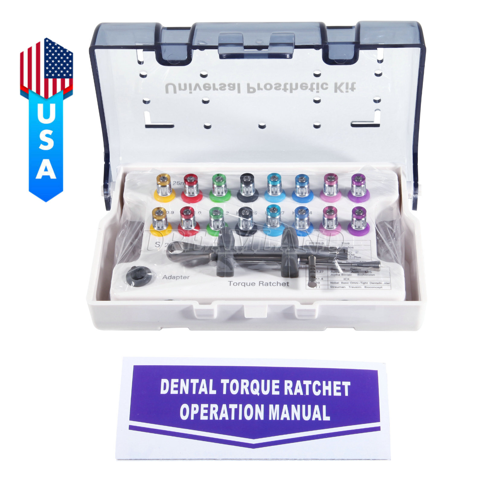 Universal Dental Implant Screw Removal Kit/Screw Driver kit ...