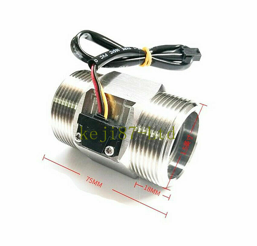 1pcs high quality DN40 Turbine Water Flow Meter Sensor 1.5 Inch Flow ...