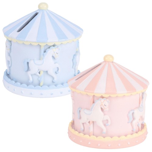 Carousel Money Bank Box Resin - Choose Colour | eBay