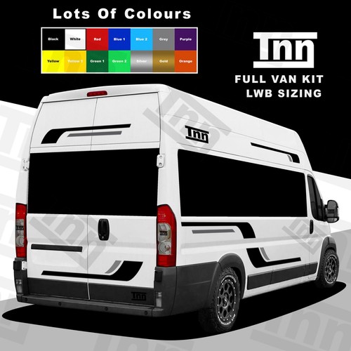 STICKERS FOR FIAT DUCATO L3 LWB MOTORHOME CAMPER VAN STRIPES DECALS ...
