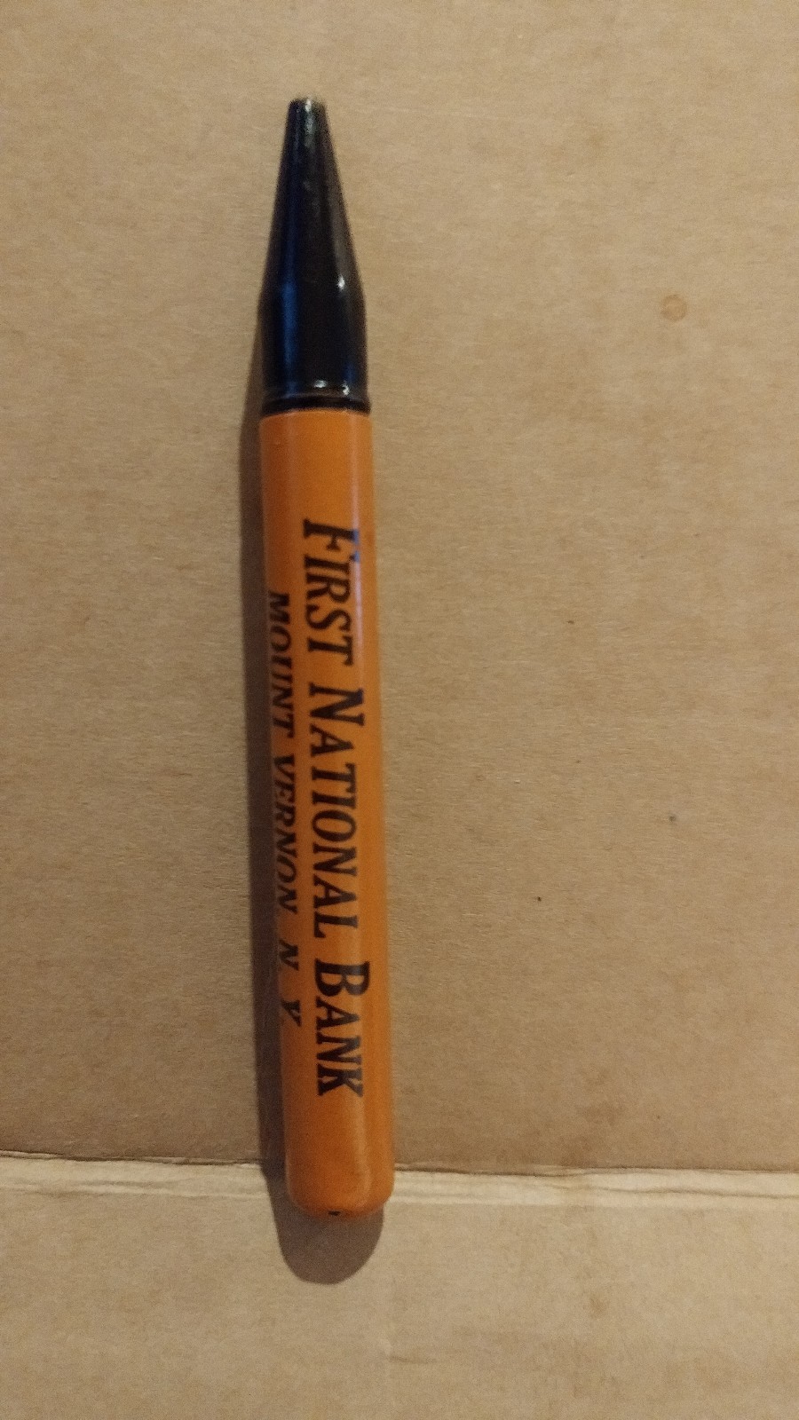 Vintage Advertising Pen ''First Nation Bank''Mt. Vernon, NY MADE IN USA ...