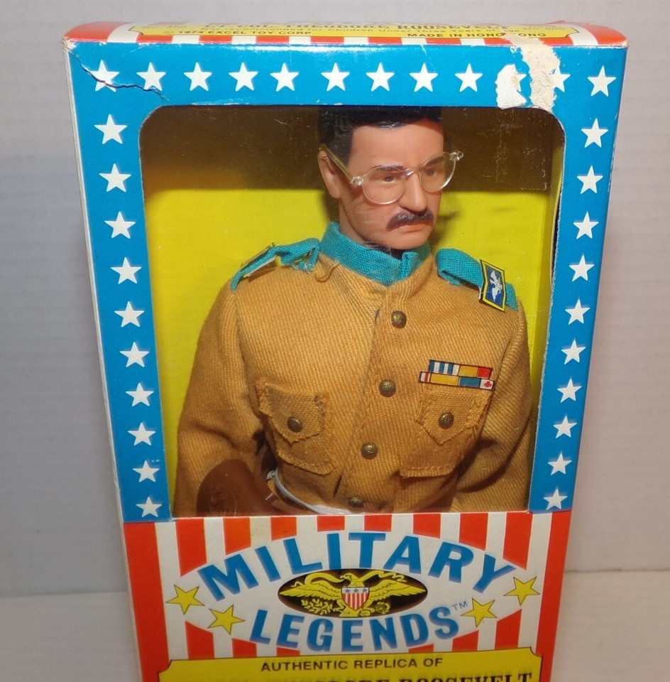 VINTAGE 1974 EXCEL Military Legends Gen Theodore Roosevelt Action ...