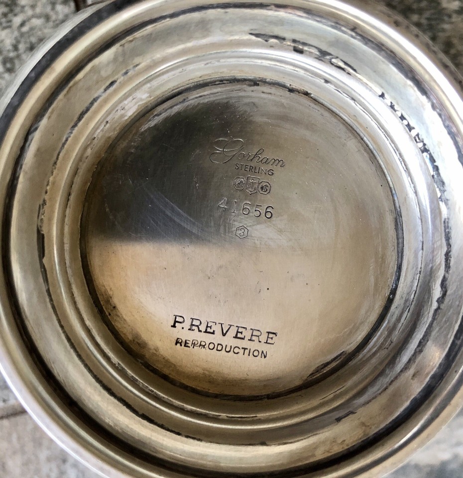 Gorham Sterling Silver P. Revere Reproduction #41656 Bowl 136 Grams | eBay