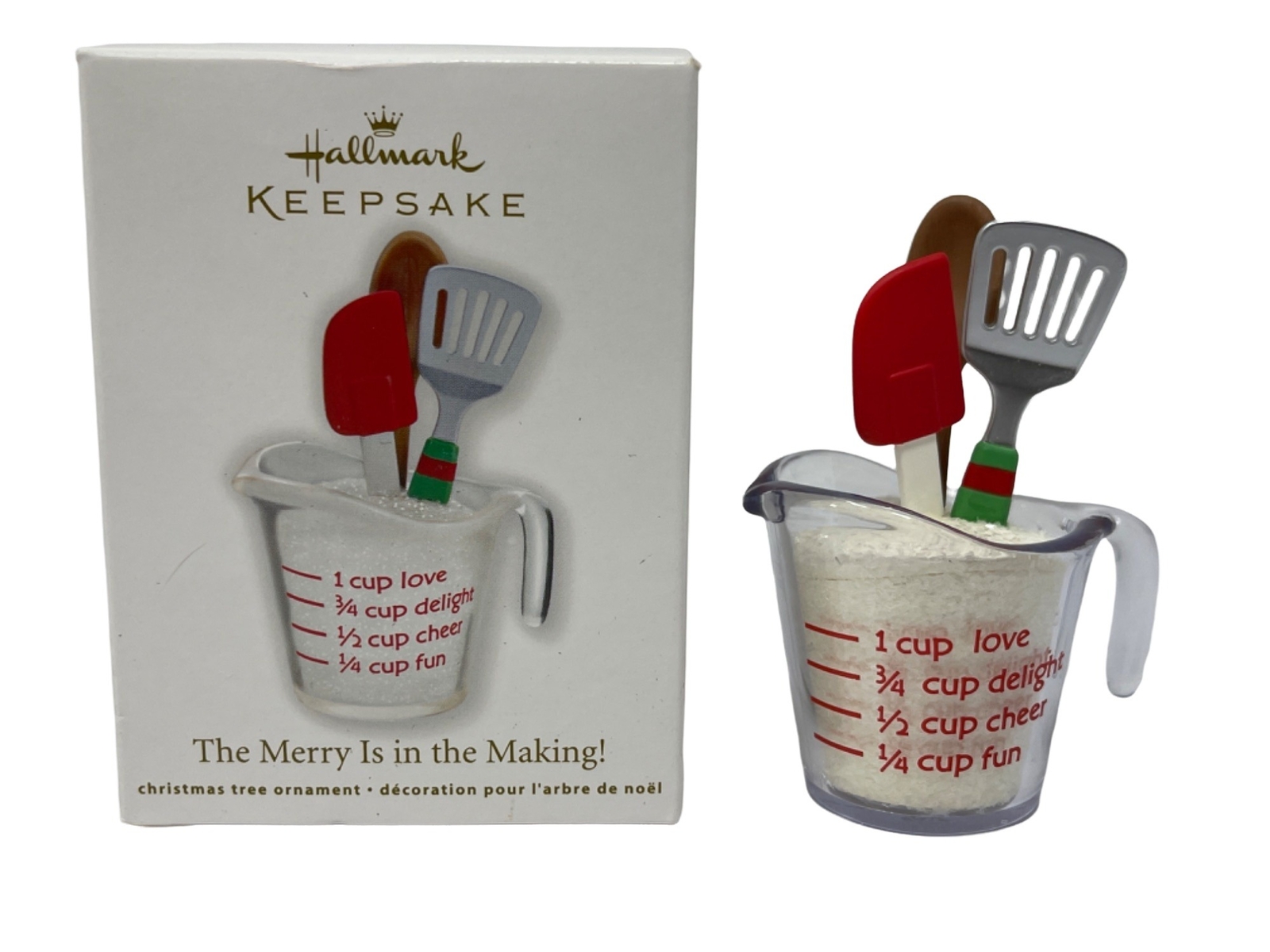Hallmark Keepsake Ornament The Merry Is in the Making! Measuring Cup | eBay