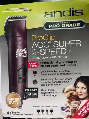 Andis ProClip AGC Super 2-Speed+ Detachable Blade Clipper New 3600/3357 ...