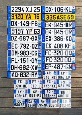 FRANCE/FRENCH License Plate from Europe Choice | eBay