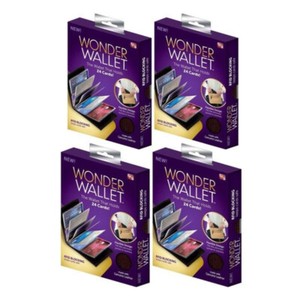 4 pk Wonder Wallet Amazing Slim RFID Wallets Seen on TV | eBay