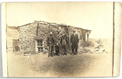 Early Rare 1900s Nebraska Sod House Postcard Excellent Condition | eBay UK