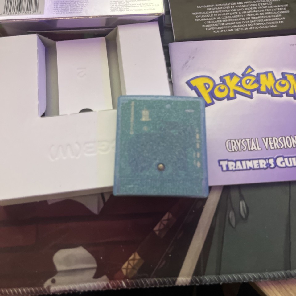 Pokemon Crystal Version Boxed Compete Collectors | eBay Australia