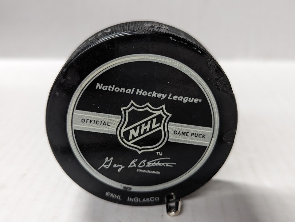 Buffalo Sabres Vintage 80's 1990's Blue Gold Miller Slug Hockey Puck ...
