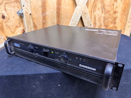 Samson S1000 1000W Two Channel Professional Power Amplifier - Tested ...