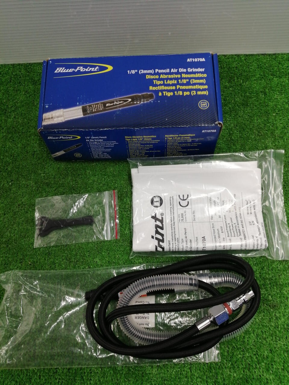 Blue Point AT1070A Die Grinder Air Pencil 1/8" Collet 70000 RPM for ...