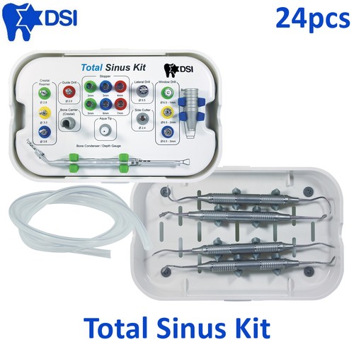 DSI Dental Implant Total Sinus Lifting Kit Crestal Lateral Surgical ...