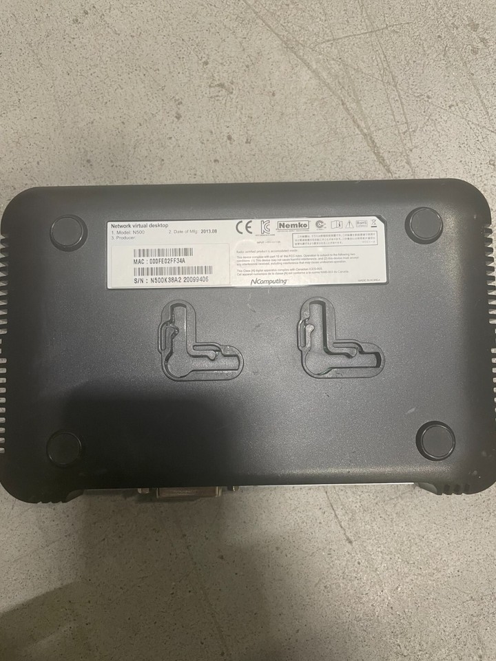 NComputing N500 Network Virtual Desktop Thin Clint ONLY Used | eBay