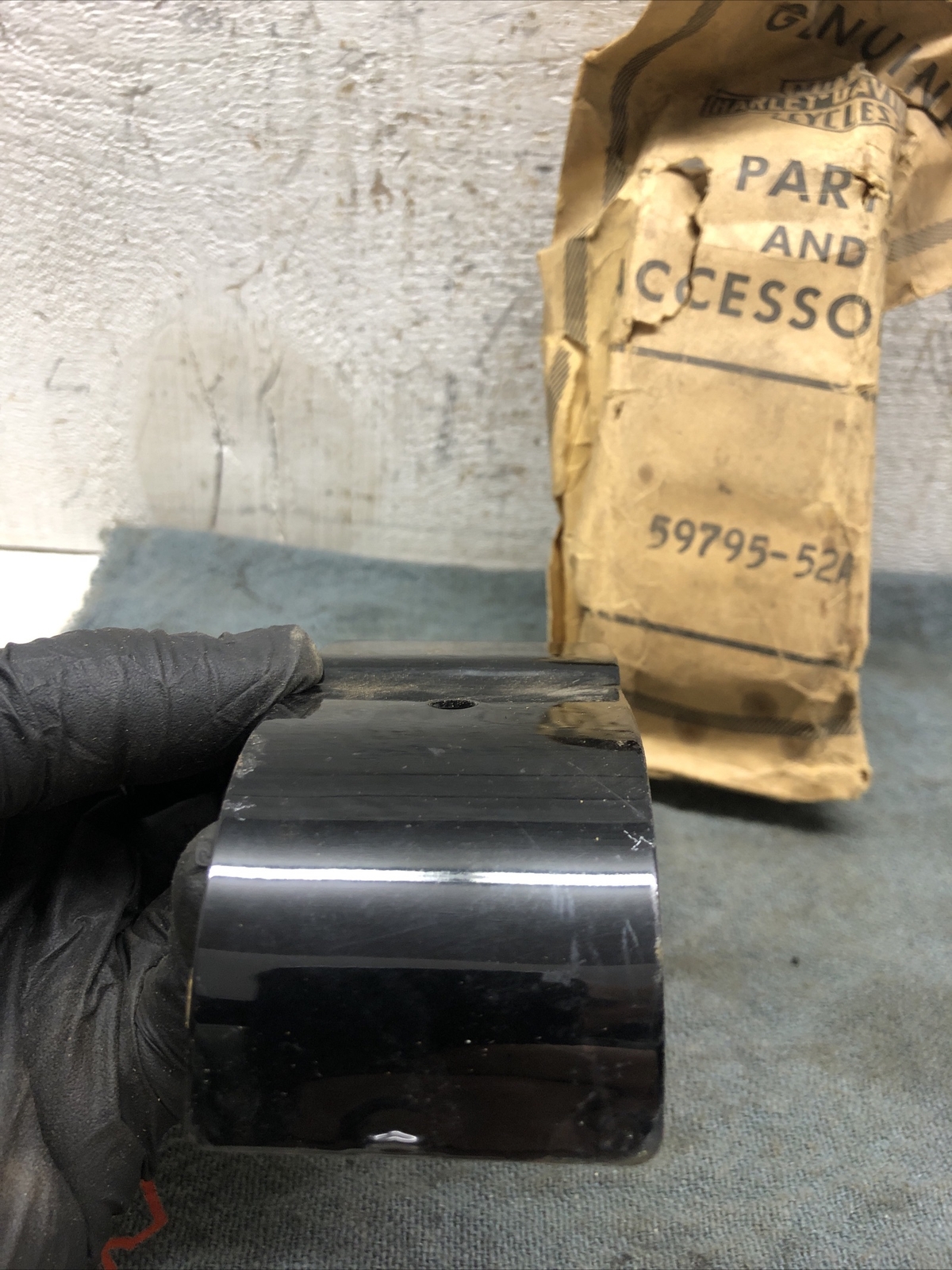 ORIGINAL HARLEY REAR FENDER MOUNT BRACKET SPORTSTER K MODEL 52-78 59795 ...