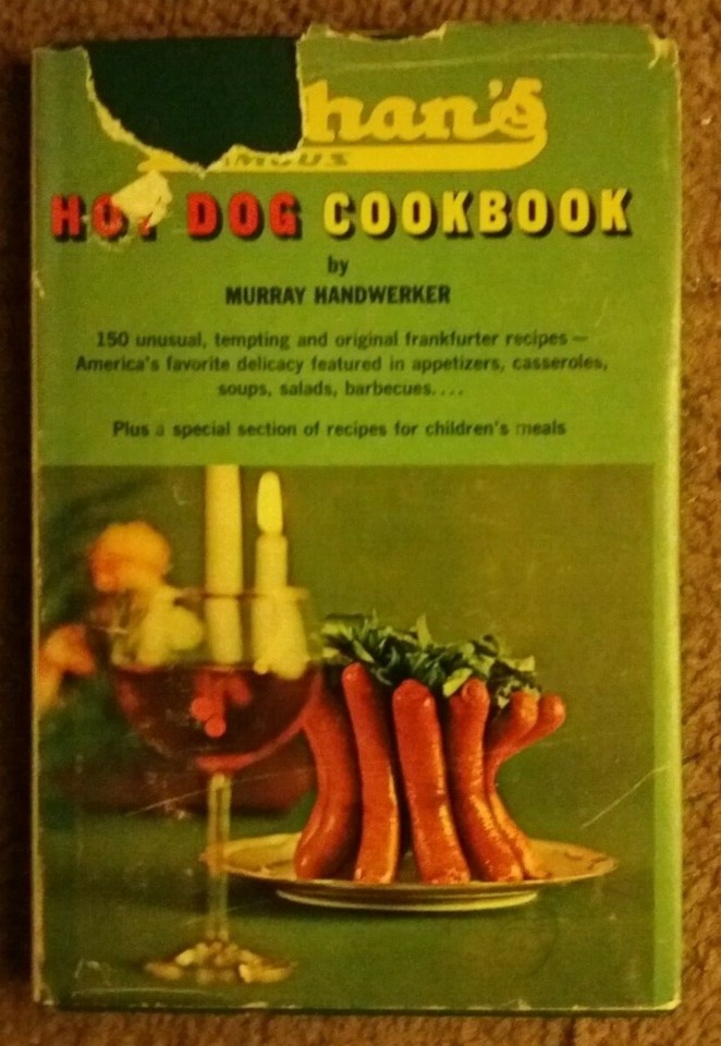 Nathan's Famous Hot Dog Cookbook HARDCOVER First Edition 1968 Murray ...