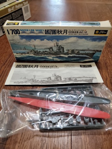 1/700 Plastic Model Kit WW2 Japan Navy Destroyer AKIZUKI Fujimi sealed ...