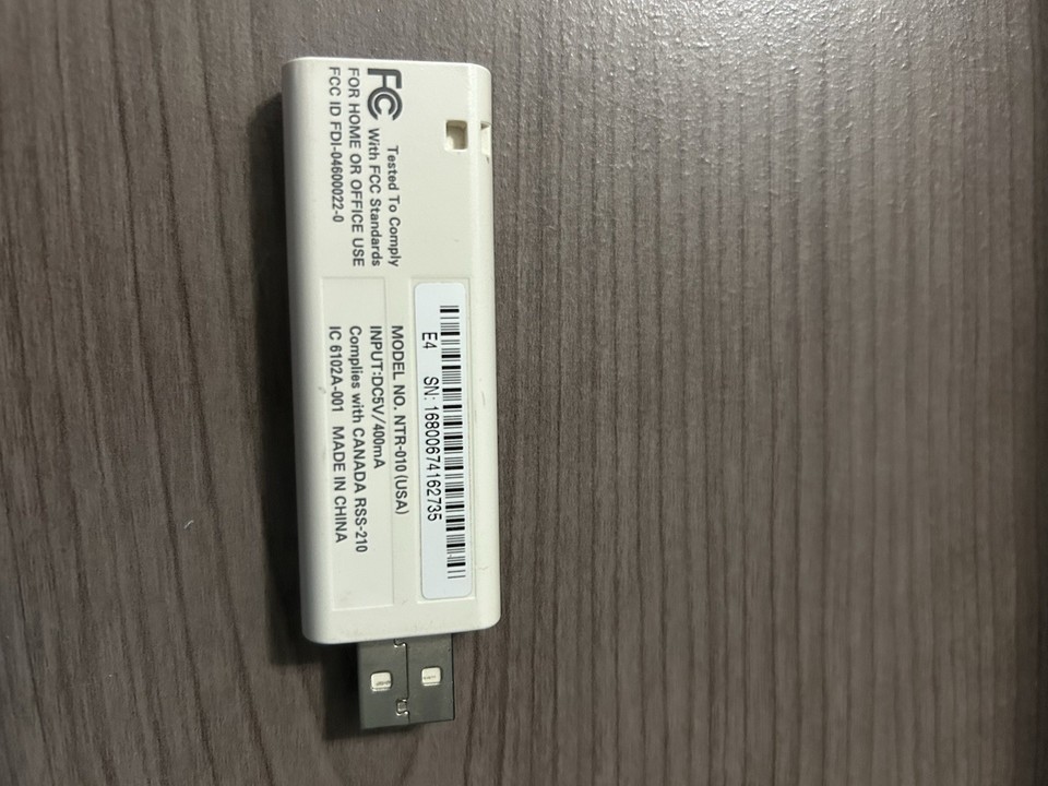 Nintendo Powered By Buffalo Wii 3ds Ds Dsi Wi-Fi USB Connector NTR-010 ...