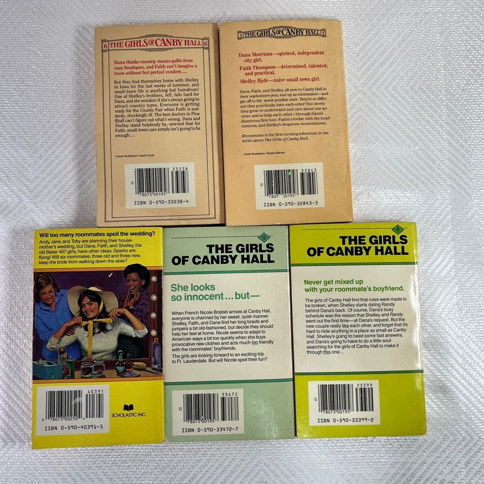The Girls of Canby Hall Lot of 5 Young Adult Novels Emily Chase ...