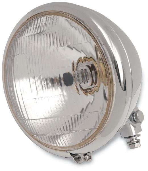 Drag Specialties 6 1/2in Custom Bottom-Mount Headlight Assembly DS ...