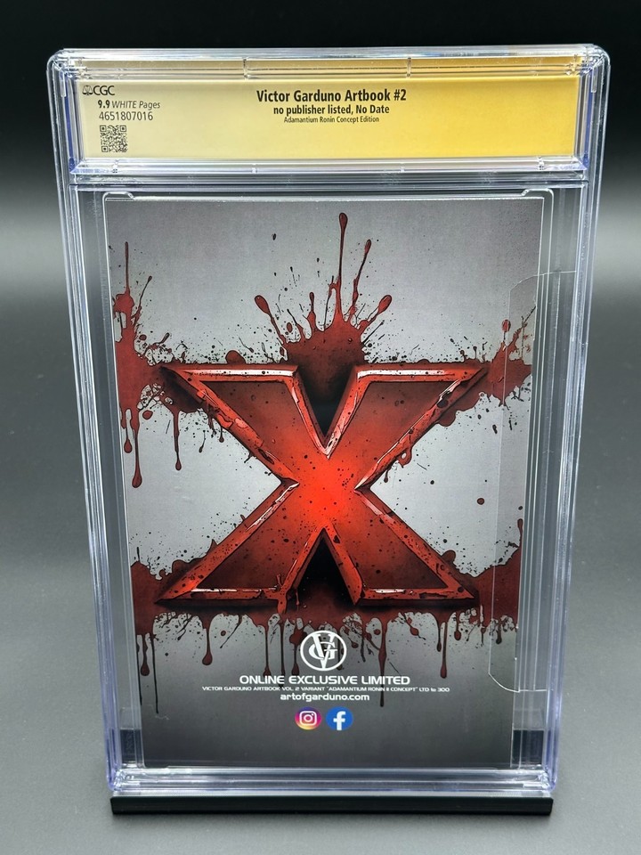 Victor Garduno Artbook #2 CGC 9.9 SS - Wolverine Adamantium Ronin - LTD ...