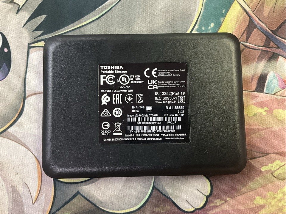 Toshiba Canvio Advance Plus 2 TB Portable Hard Drive - External - White ...