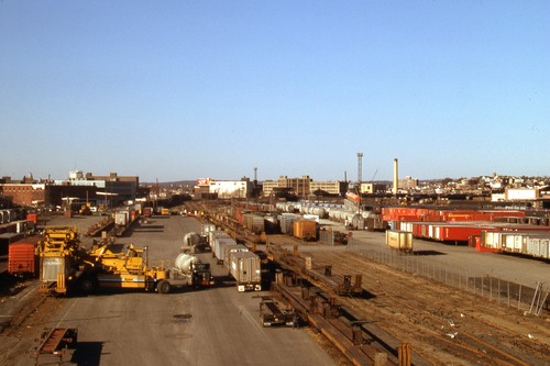 Kodachrome Slide Boston & Maine Yard with TOFC loader 1981 | eBay