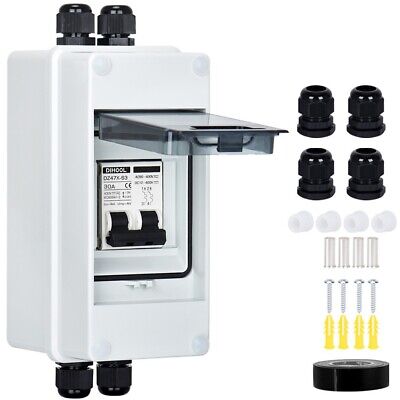 AC-DC Disconnect Switch, 2 Poles 400V, Circuit Breaker With IP65 Box | eBay