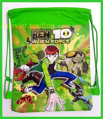 Brand new Ben 10 Ben Ten Library kids Swim Beach drawstring Bag new ...
