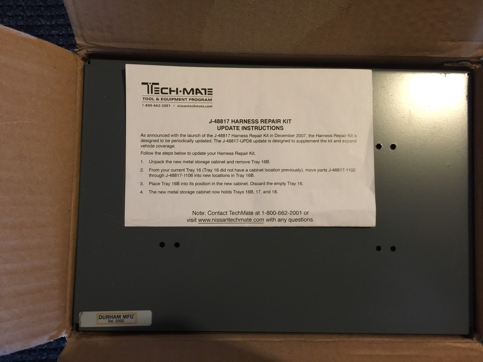 TechMate J-48817-UPD8 Harness Repair Kit For Diesel Engine, 13.50x13.50x9.2" NEW | eBay