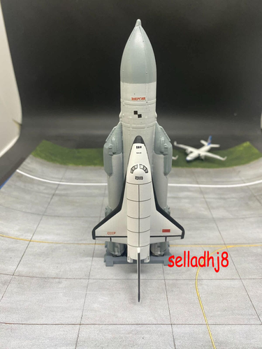 1/200 Scale Energy with Buran Space Shuttle Model Painted Finished 30cm ...