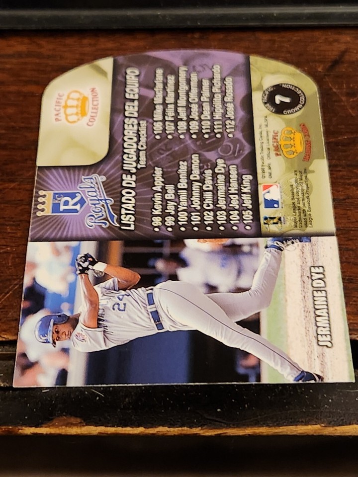 1998 Pacific Crown Collection Team Checklist 7 Johnny Damon /Jeremy Dye ...
