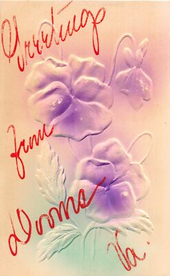 G78/ Dooms Virginia Postcard c1910 Greetings from Dooms Va | eBay