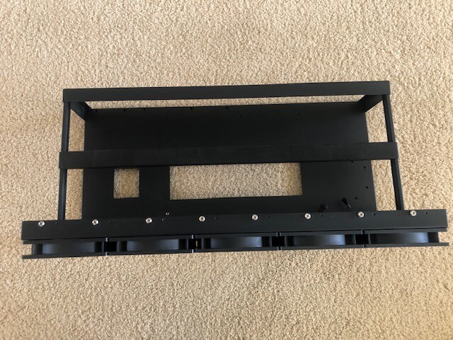 Mining Rig Frame 6/8 GPU Steel Case With 5 Artic PWM PST Fans | eBay