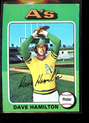 1975 TOPPS #428 DAVE HAMILTON A'S NM/MT E014711 | eBay