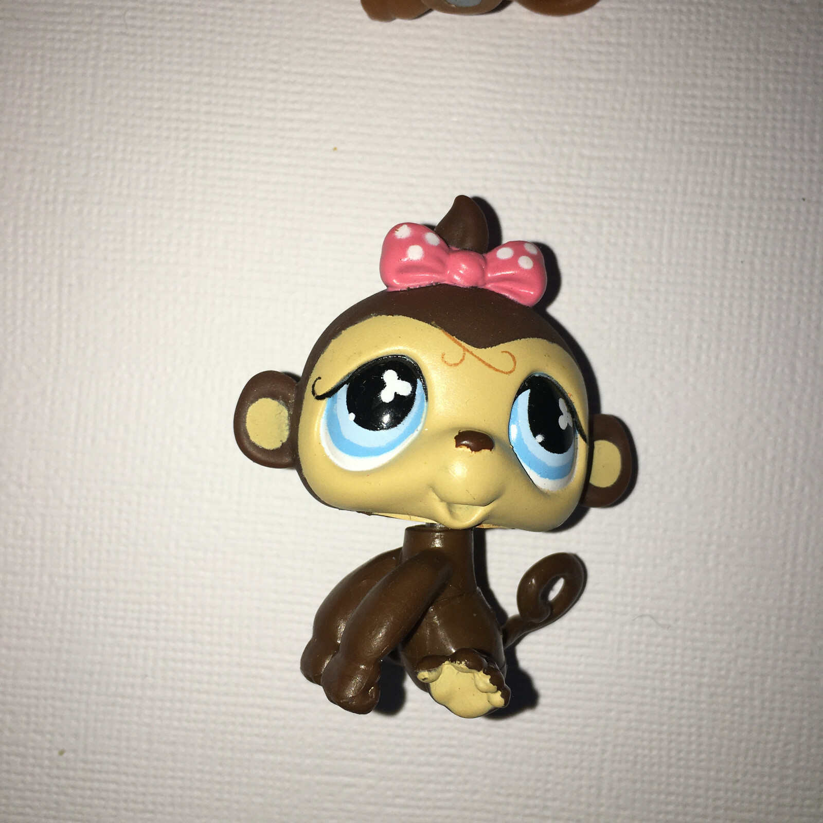 LITTLEST PET SHOP set of 5 SITTING MONKEYS w/ Bows in hair LPS | eBay
