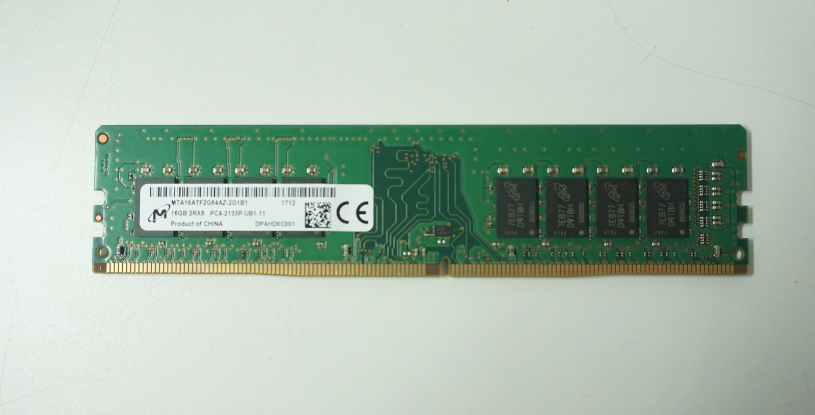 Lot of 8 Micron Desktop Memory 16GB RAM 2RX8 PC4-2133P-UBO-11 | eBay