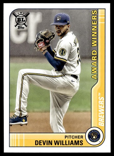 2021 Topps Big League - Award Winners #277 Devin Williams for sale ...